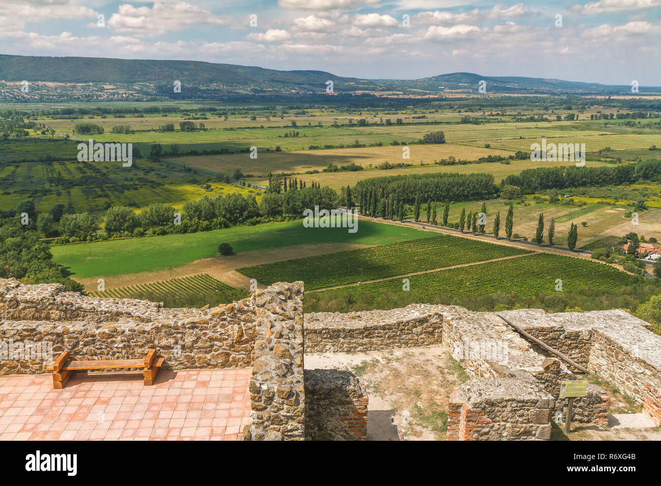 Old nice ruin castle in village Szigliget in Hungary Stock Photo - Alamy