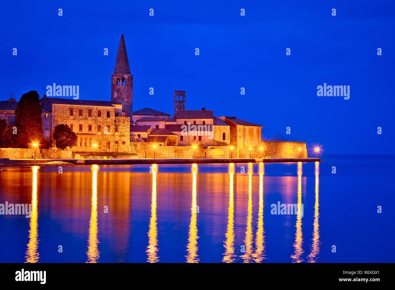 Porec skyline sea sunset hi-res stock photography and images - Alamy