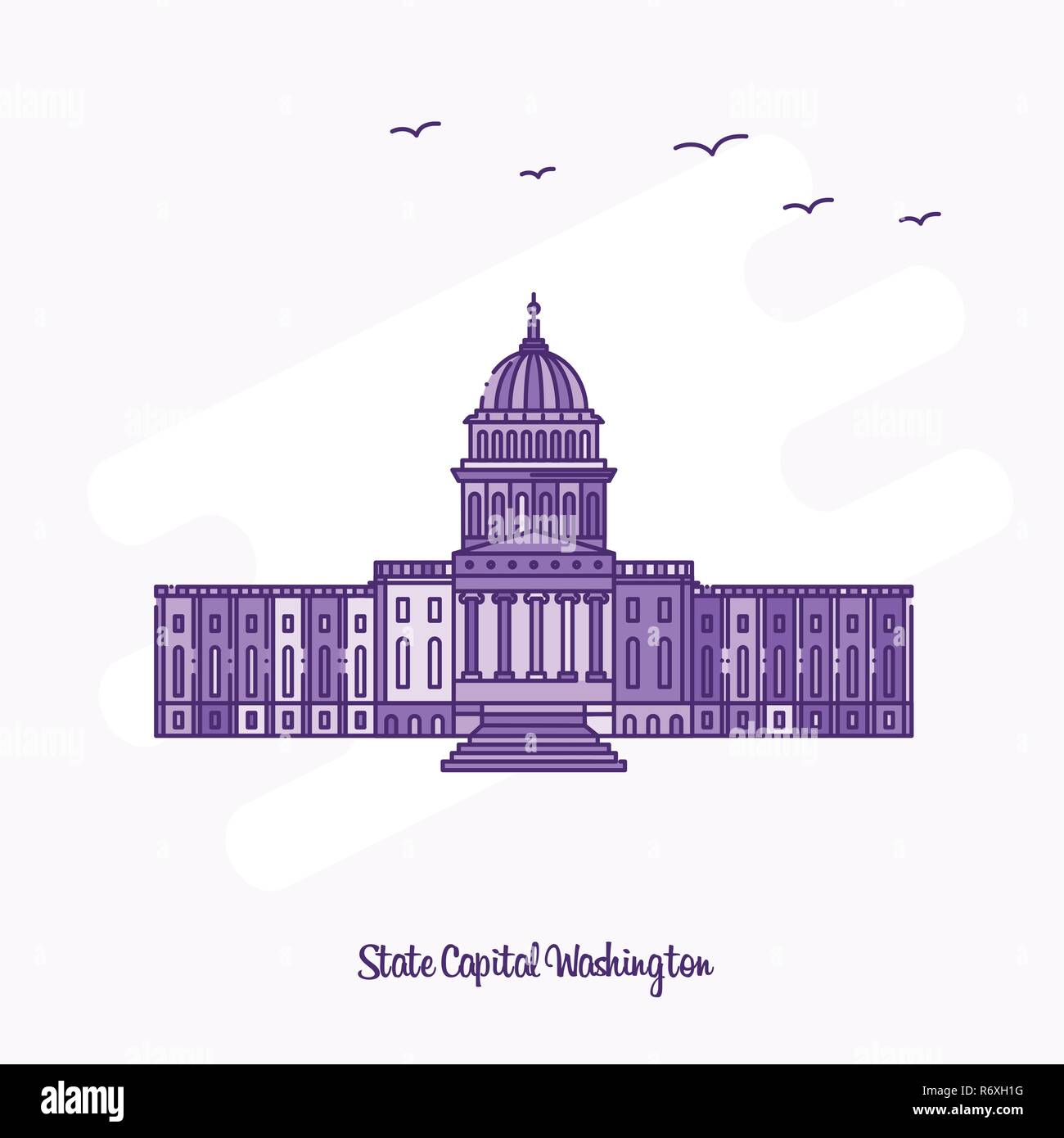 Washington dc federal buildings Stock Vector Images - Alamy
