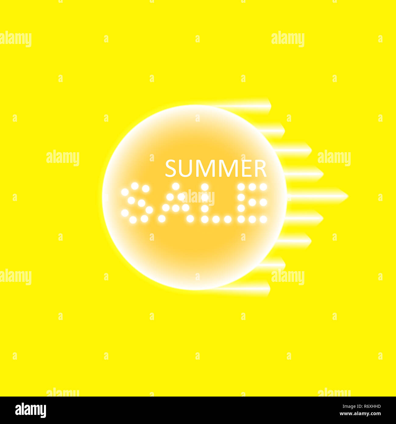 Abstract yellow energy ring with bitcoin and speed lines on a yellow ...