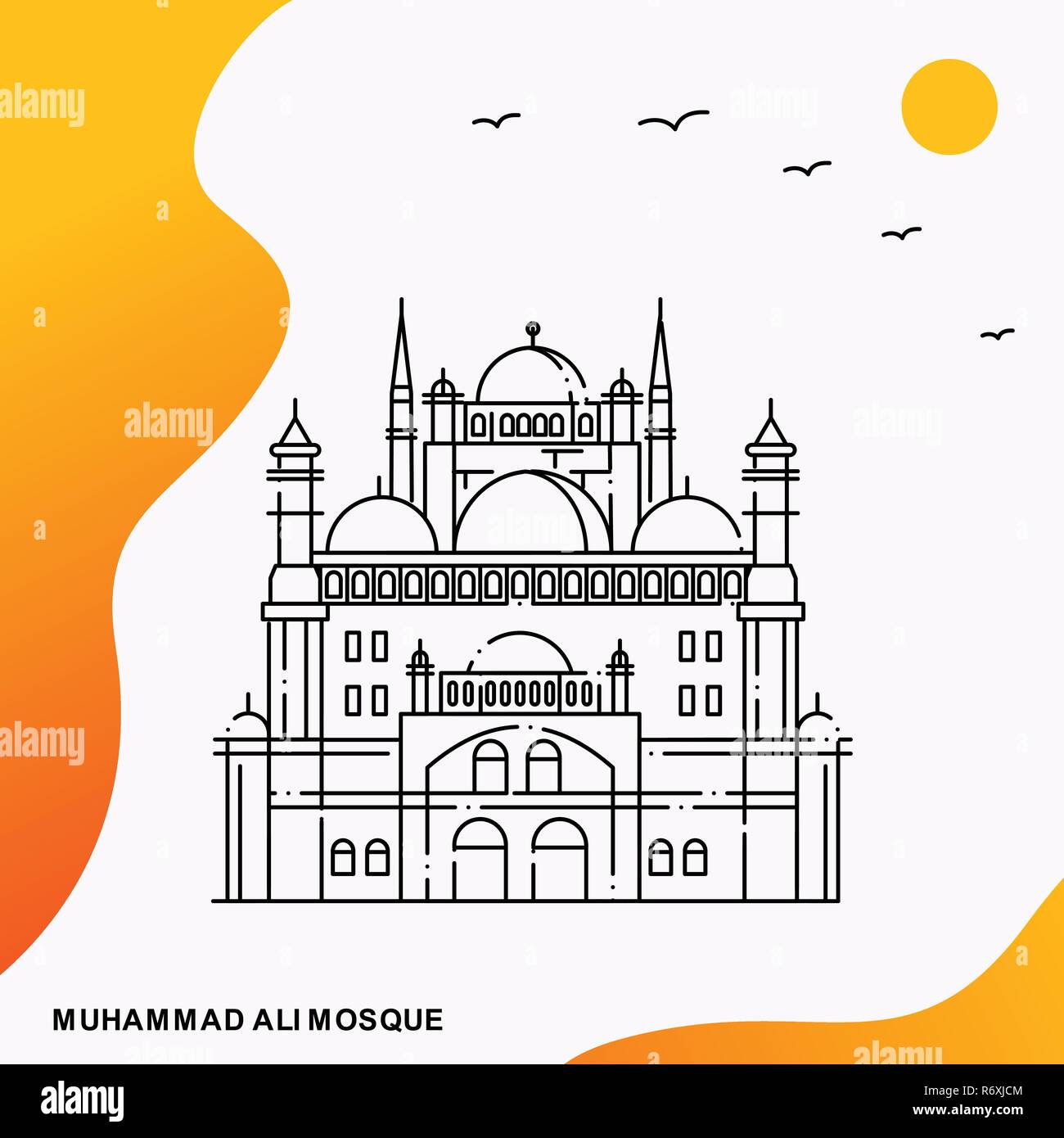 Cairo mosque ali Stock Vector Images - Alamy