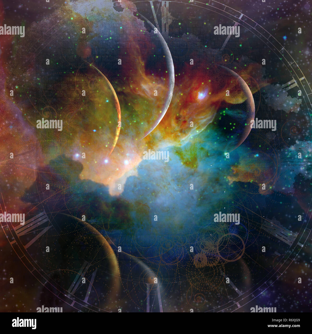 Planets surreal hi-res stock photography and images - Alamy