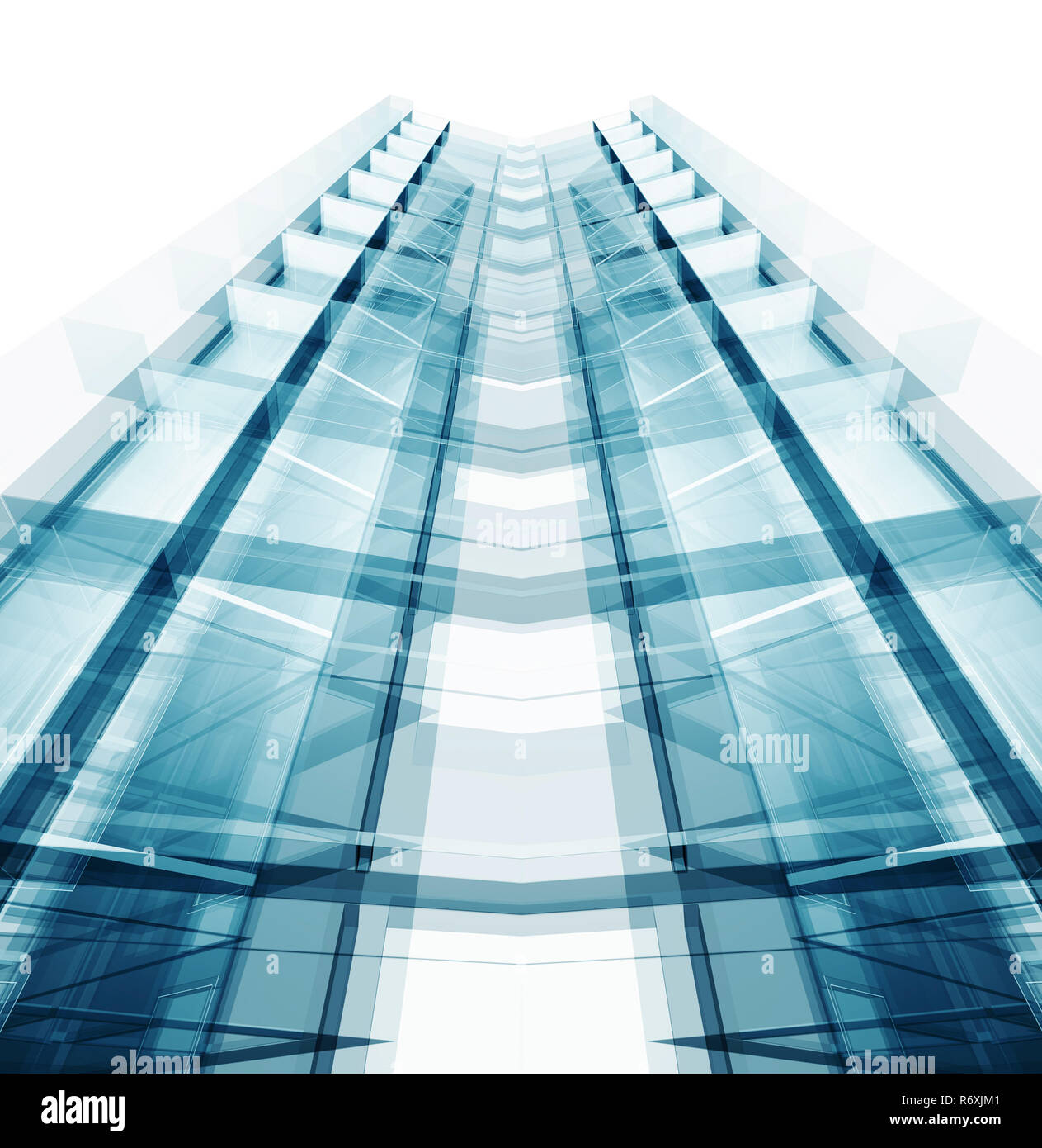 Construction architecture project. 3d rendering Stock Photo - Alamy