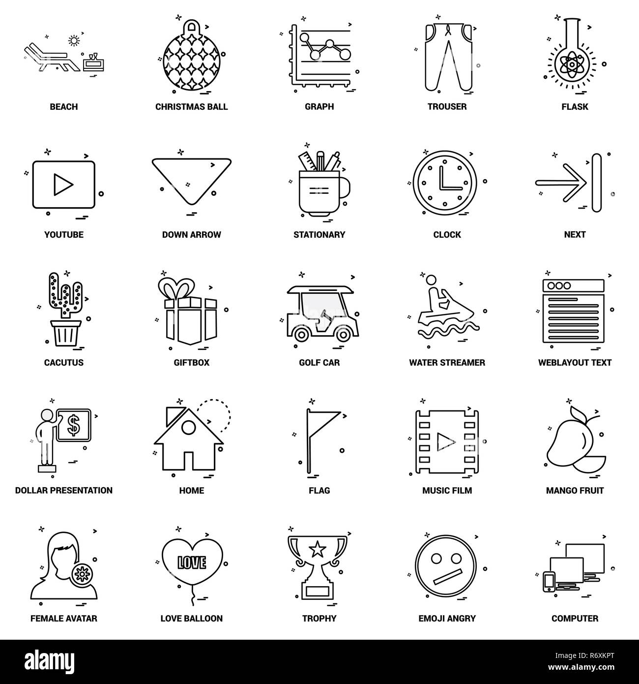 Love christmas music concept illustration Stock Vector Images - Alamy