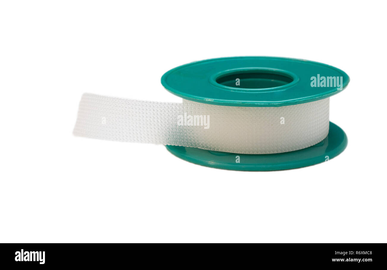 close-up roll of thin transparent germicidal bactericidal medical patch ...