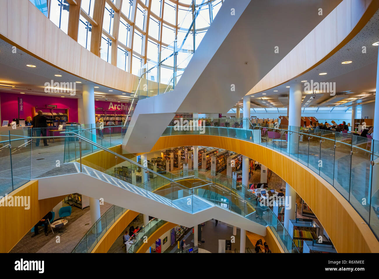 Liverpool Library New Central High Resolution Stock Photography and ...