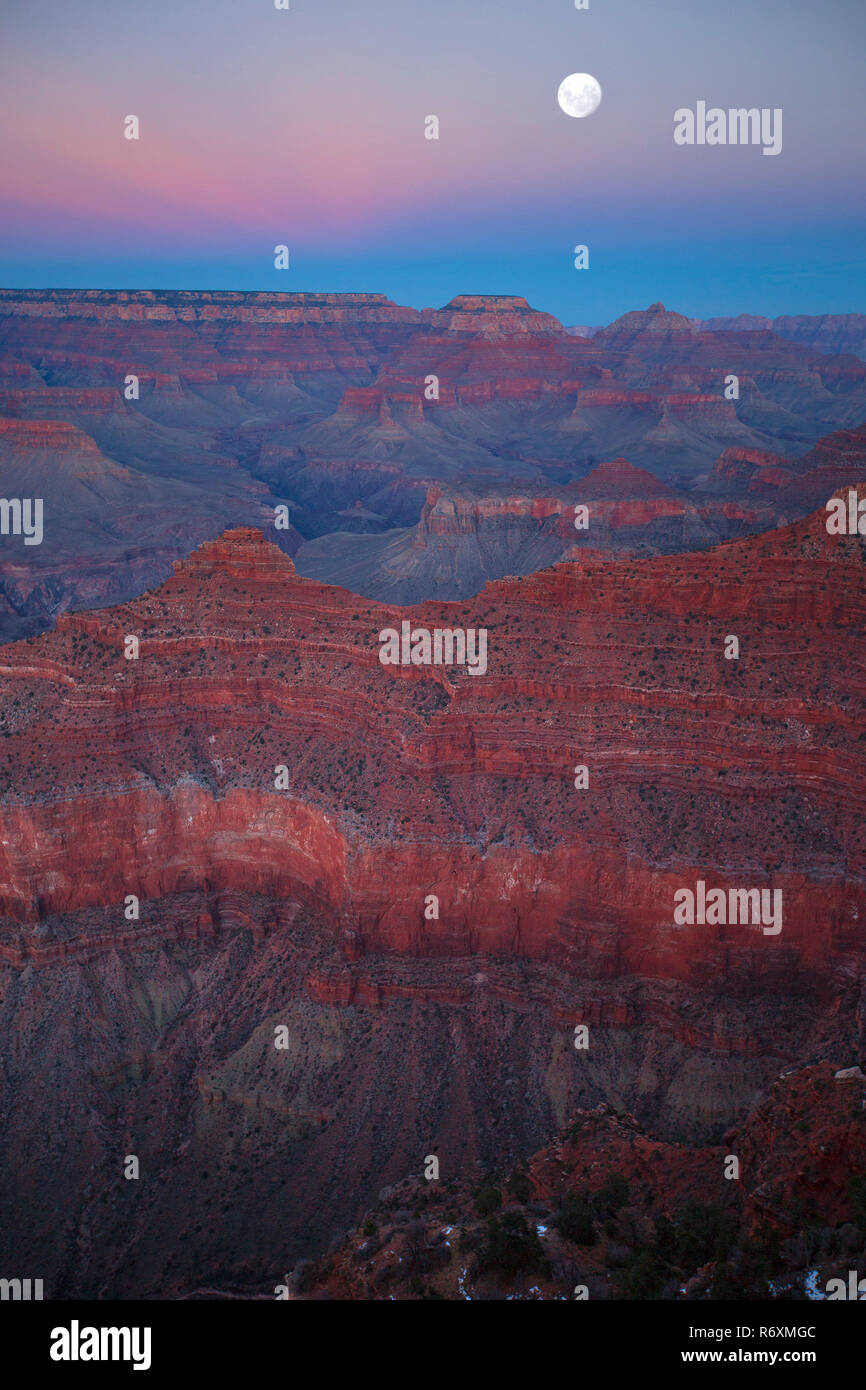 Grand Canyon at night Stock Photo - Alamy