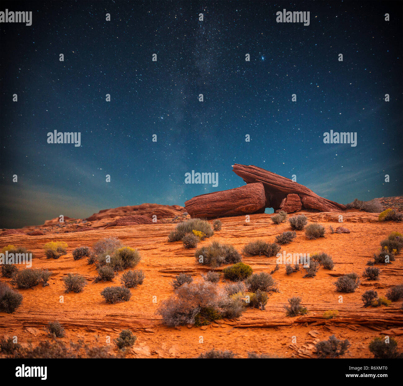 Grand Canyon at night Stock Photo - Alamy