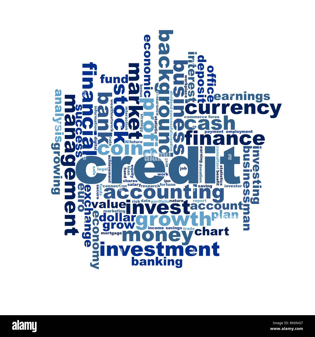 Credit word cloud Stock Photo - Alamy