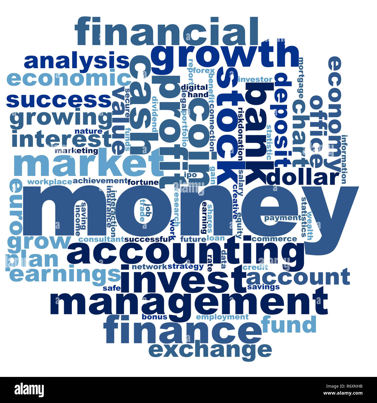Money word cloud Stock Photo - Alamy