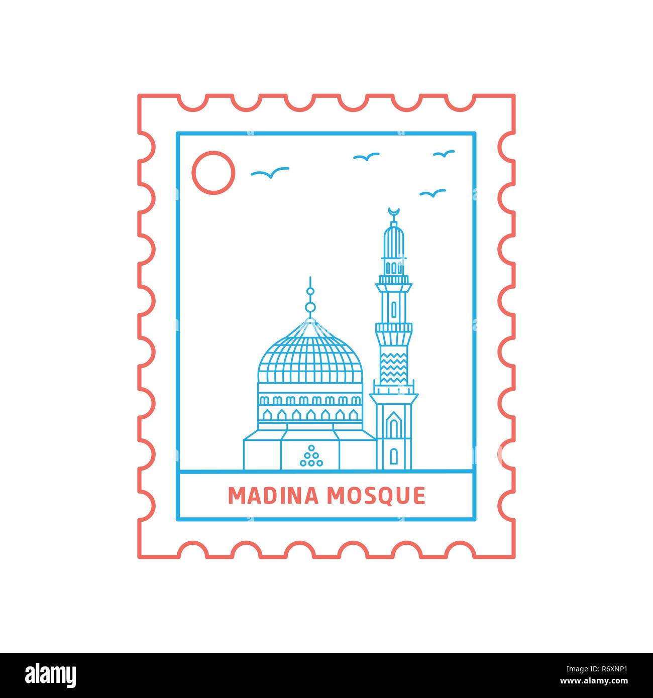 Madina Mosque Vector PNG Images, Madina Mosque Monument, 44% OFF