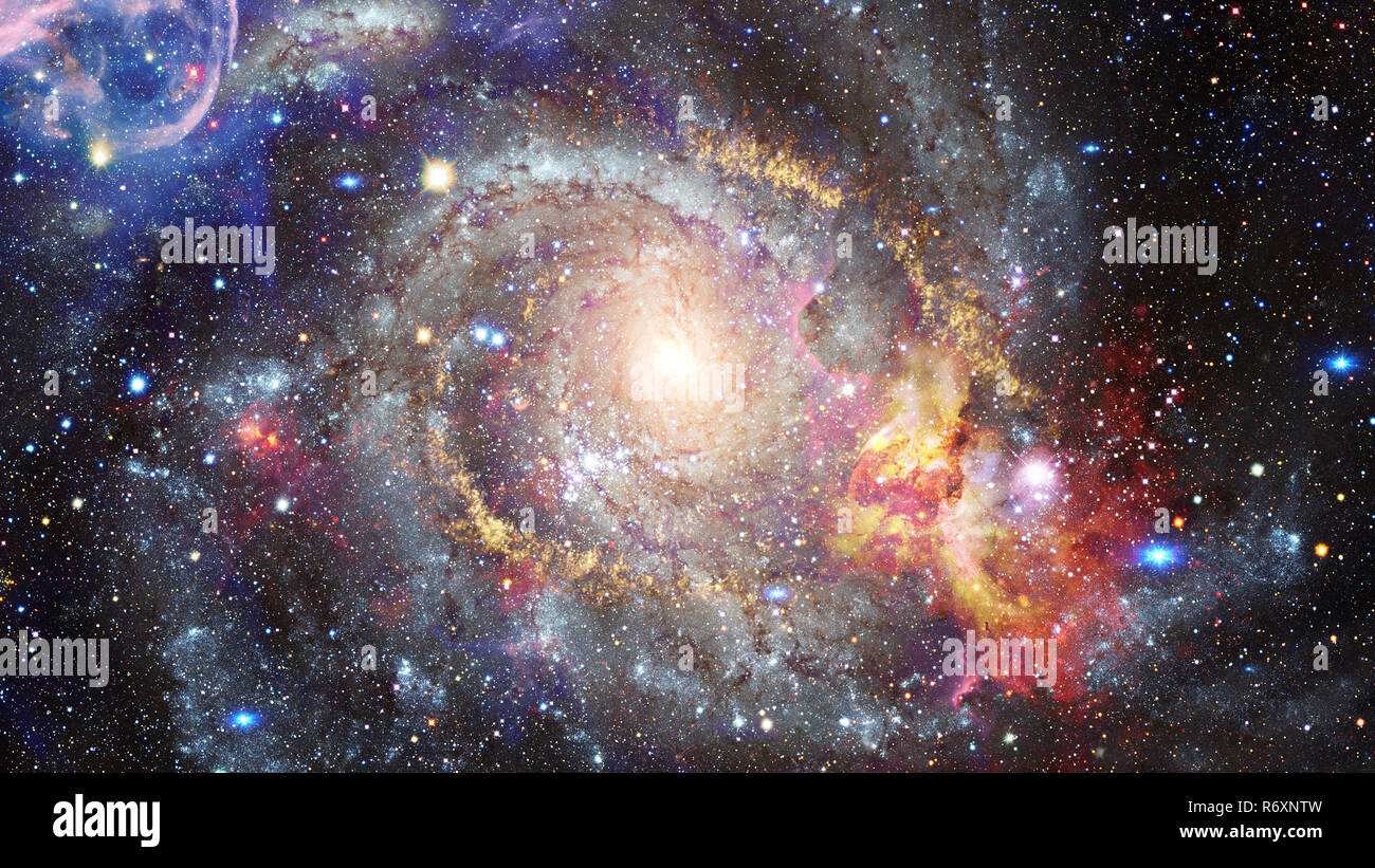 The Helix Nebula in deep space. Elements of this image furnished by ...