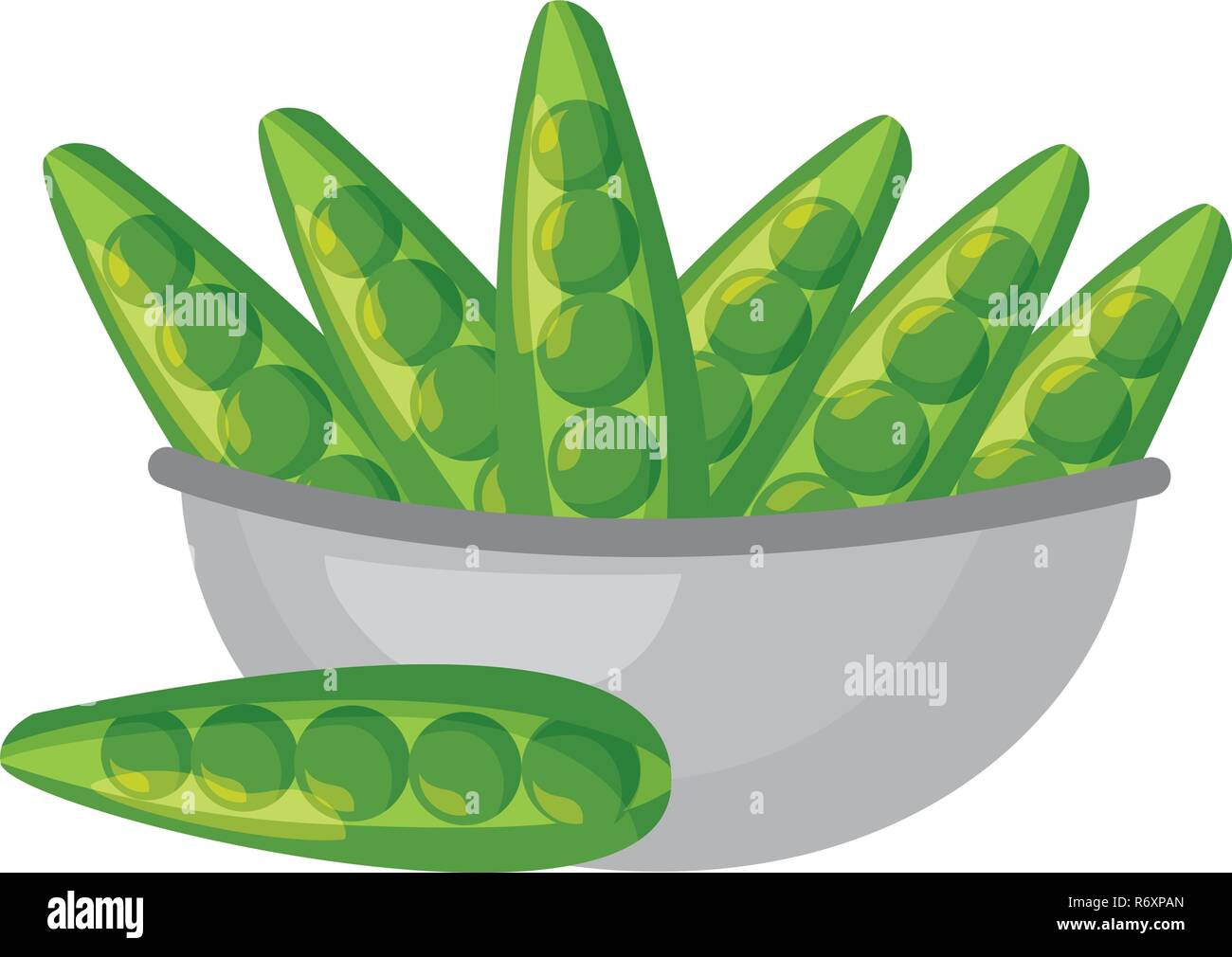 Peas dish Stock Vector Images - Alamy