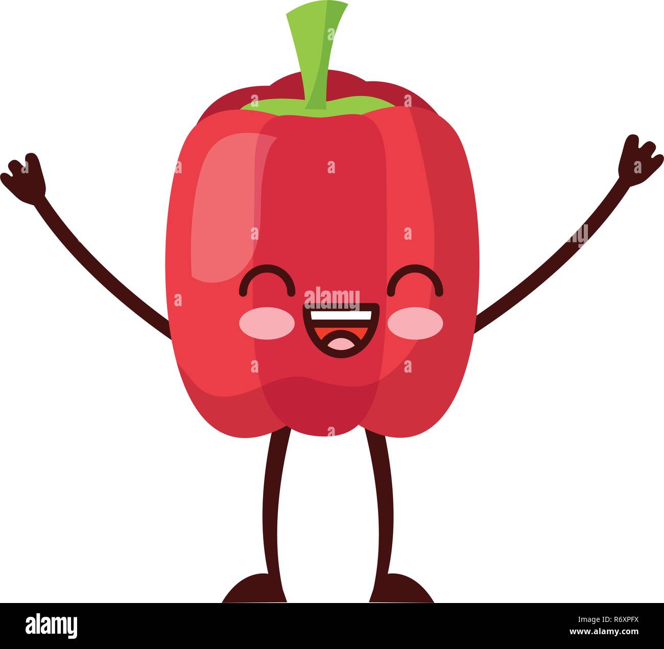 kawaii cute pepper cartoon character Stock Vector Image & Art - Alamy
