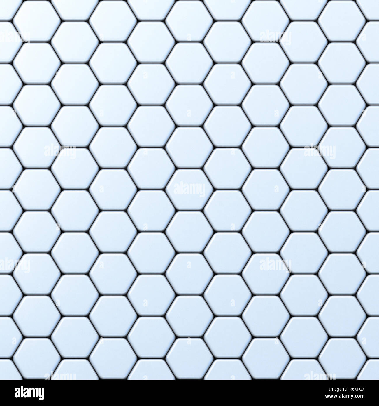 Hexagonal grid 3D Stock Photo - Alamy