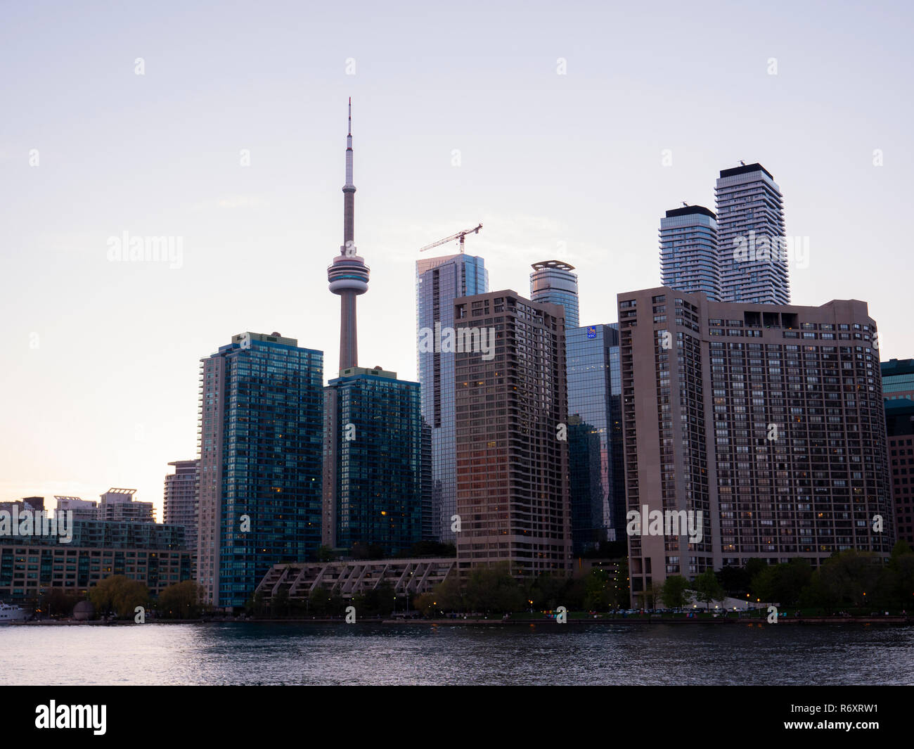 Buildings in the shore Stock Photo - Alamy