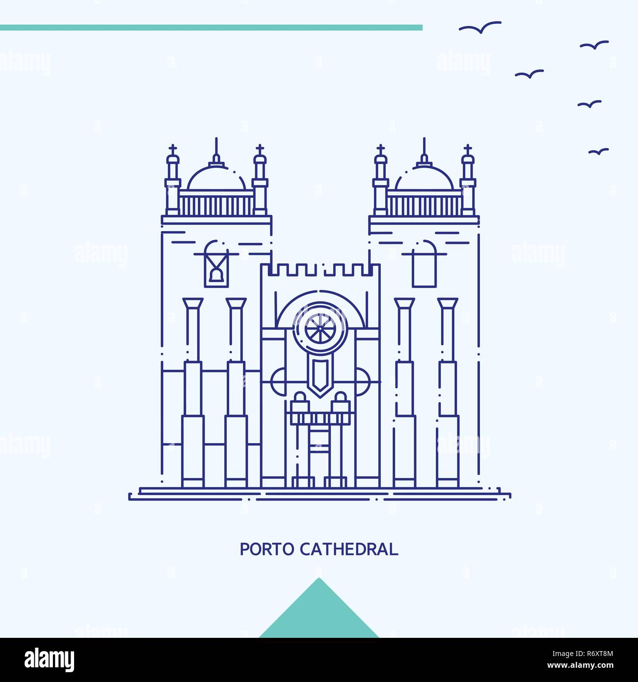 Buildings of porto Stock Vector Images - Alamy