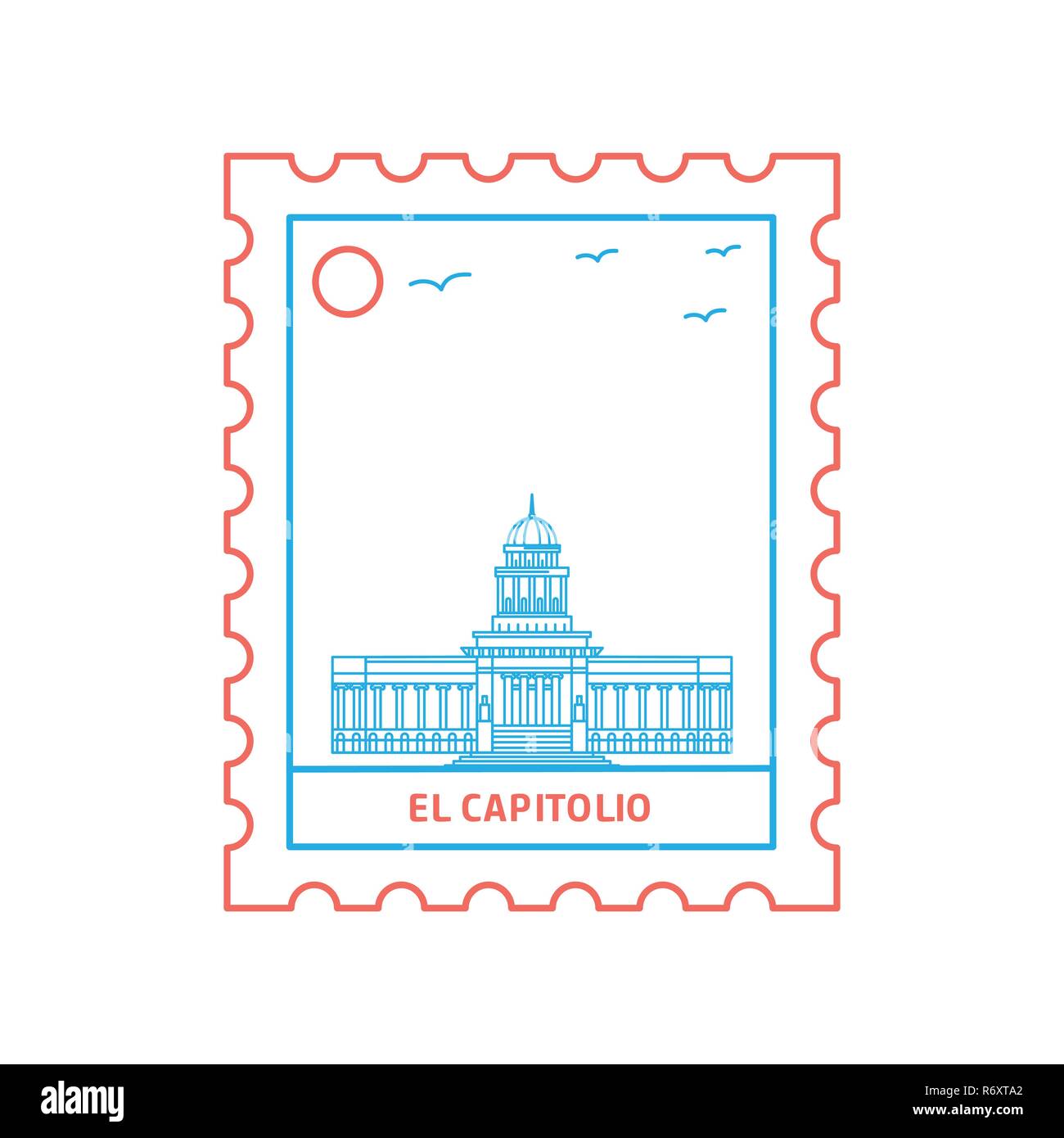 Postage washington red Stock Vector Images - Alamy