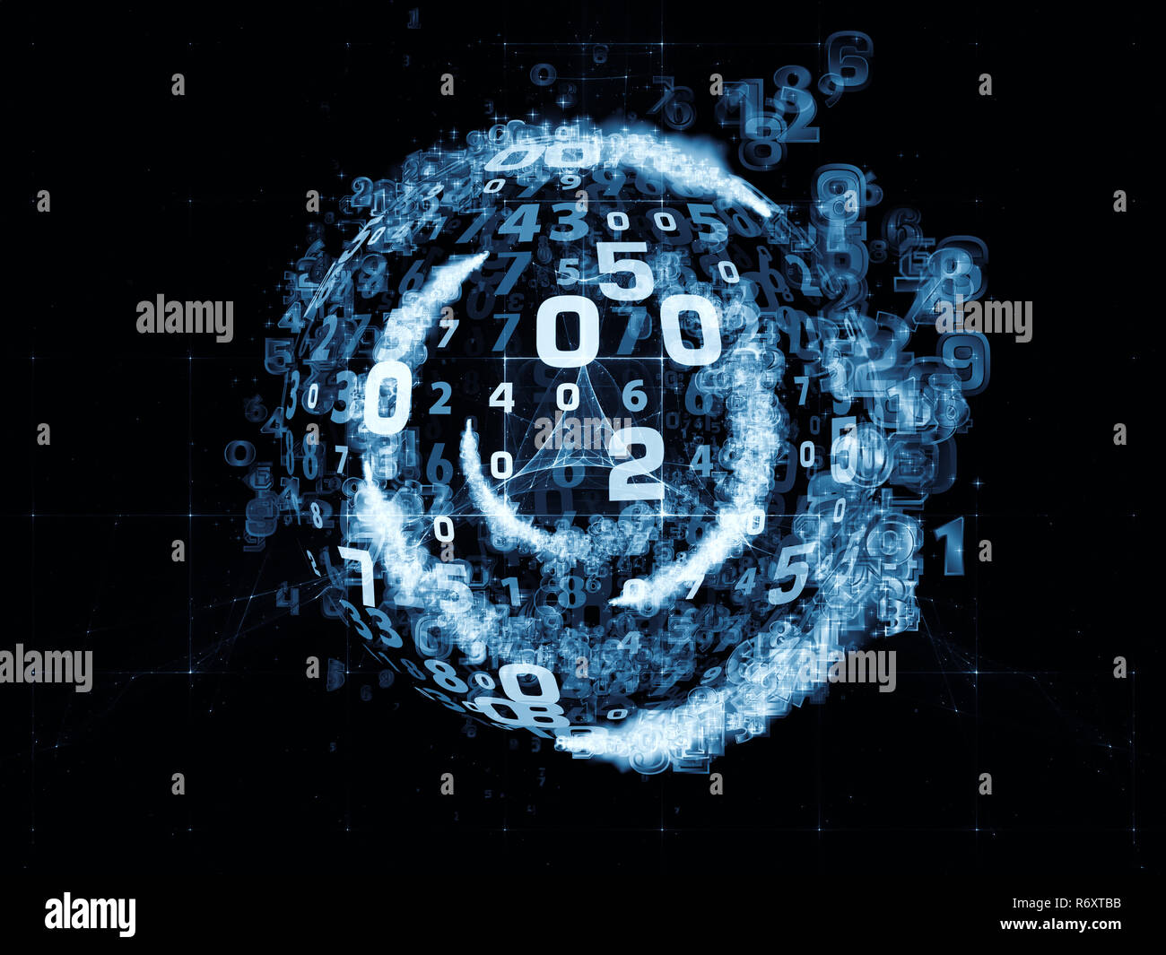 Advance of Digital Information Stock Photo - Alamy