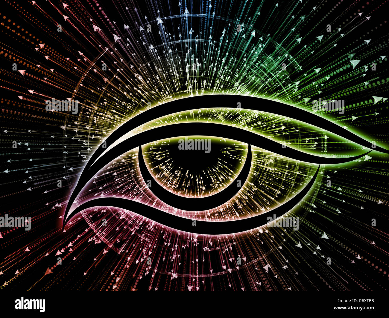 Paths of Visual Information Stock Photo - Alamy