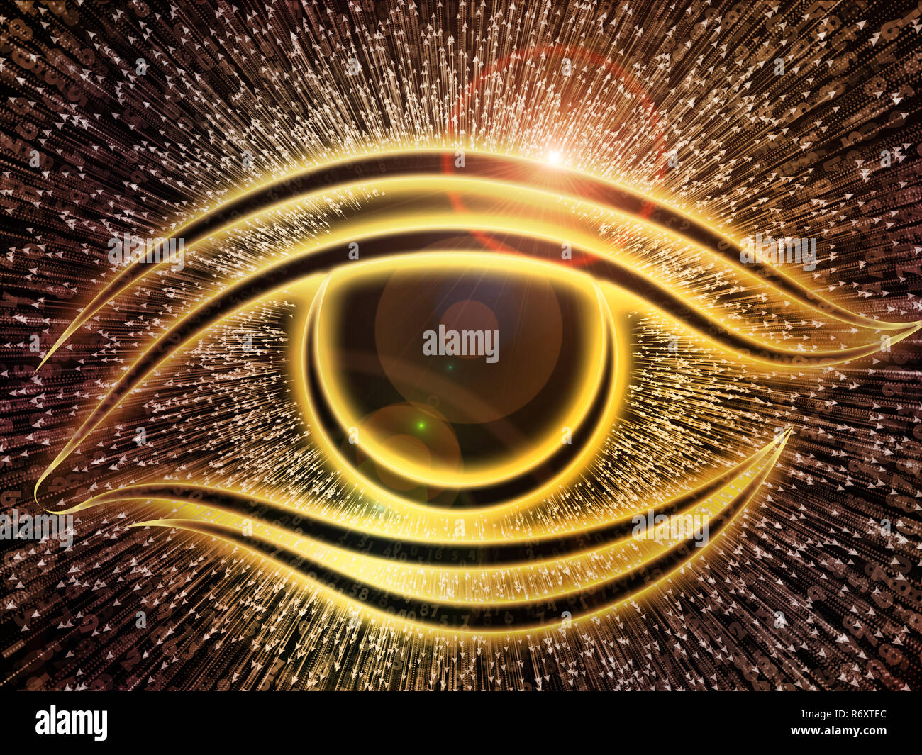 Emergence of Visual Information Stock Photo - Alamy