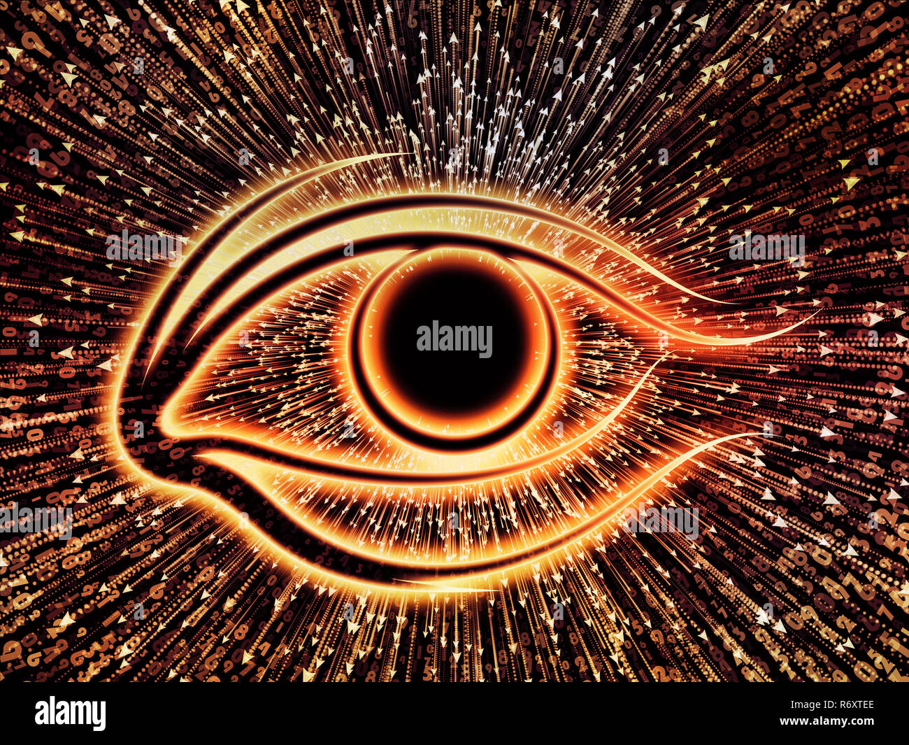 Stream of Visual Information Stock Photo - Alamy