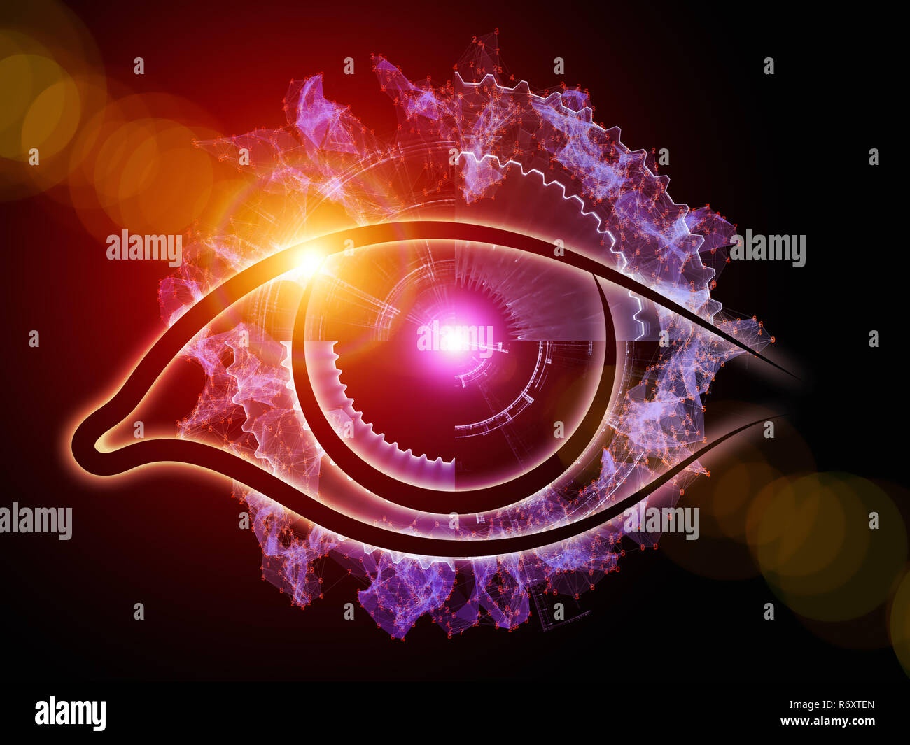 Propagation of Visual Information Stock Photo - Alamy