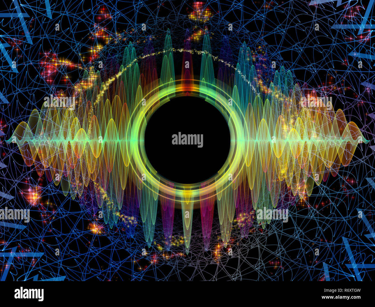 Propagation of Radial Oscillation Stock Photo - Alamy