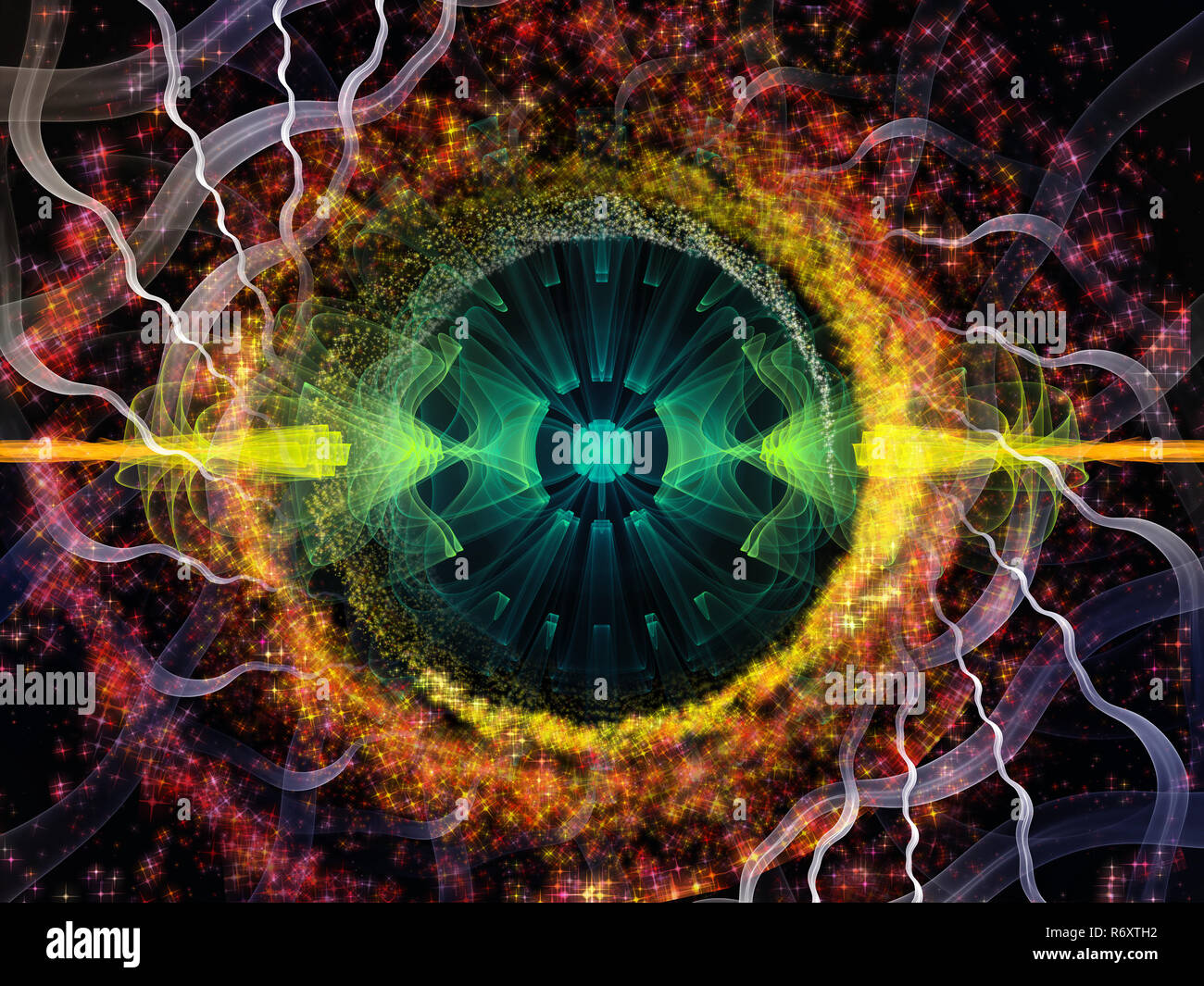 Evolving Radial Oscillation Stock Photo - Alamy