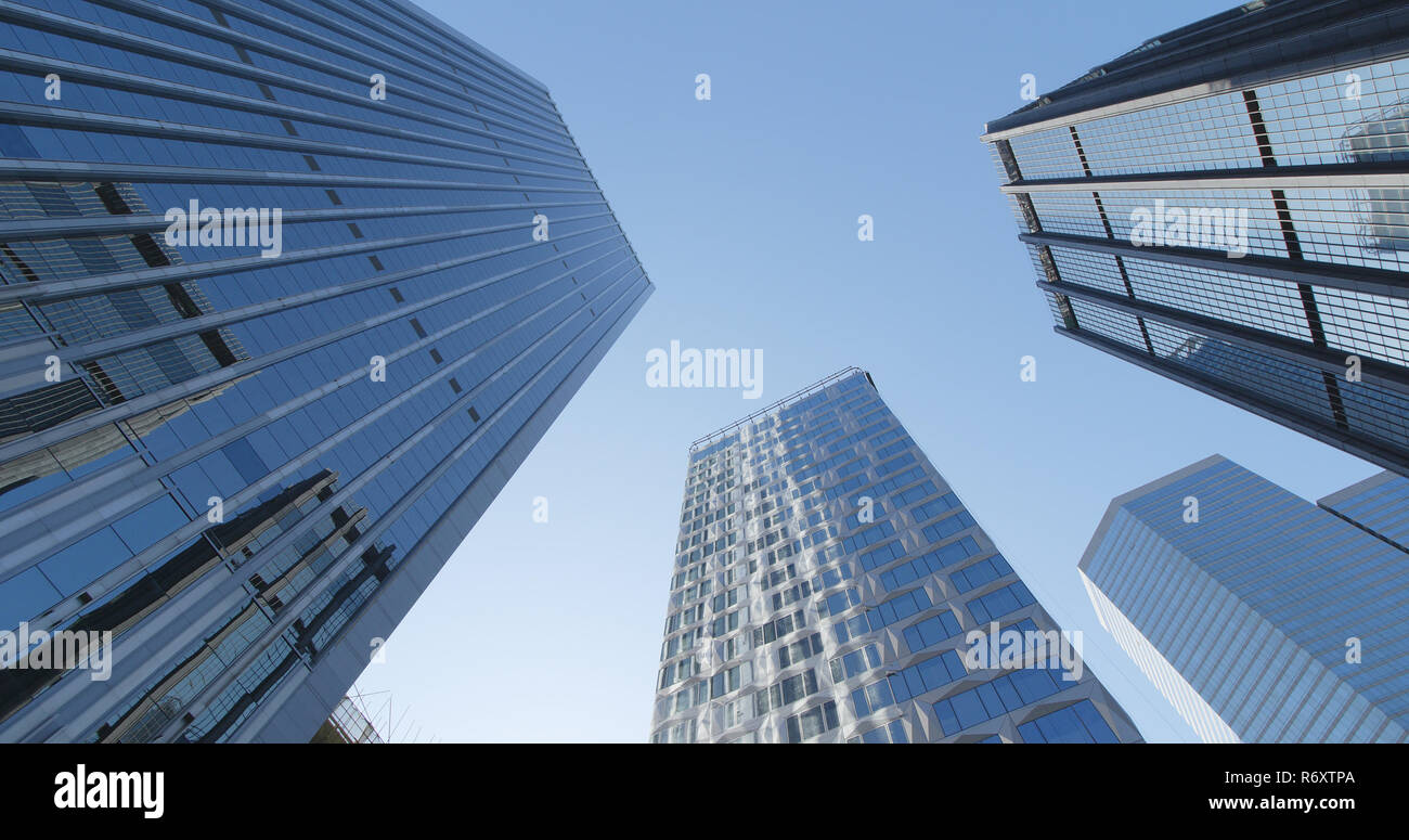 Tall skyscrapers shot perspective hi-res stock photography and images ...
