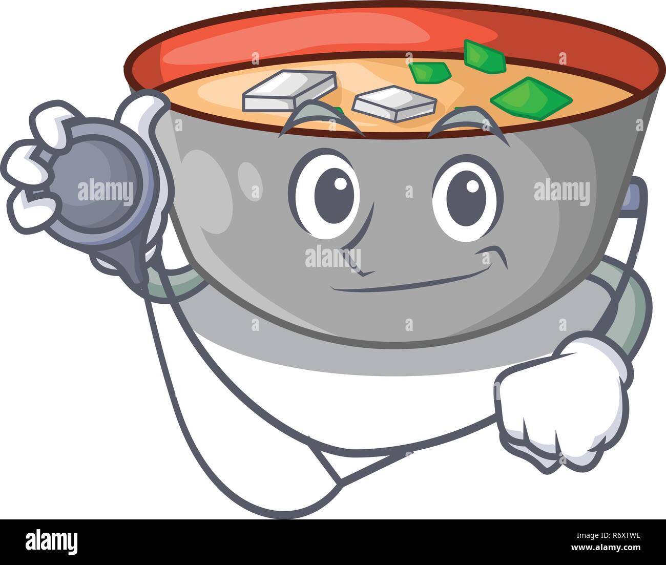 Tofu soup japanese cuisine Stock Vector Images - Alamy