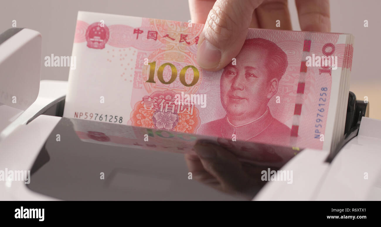 Stack rmb chinese yuan note hi-res stock photography and images - Alamy