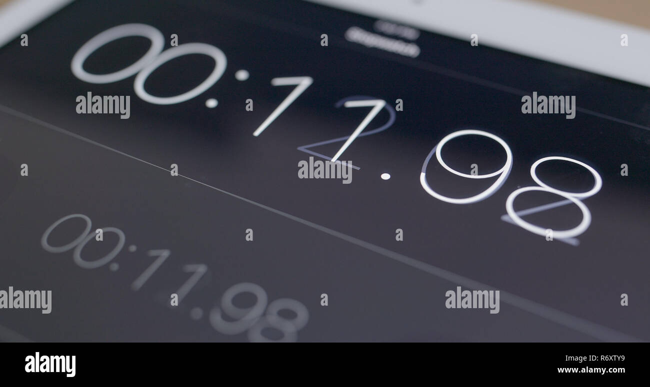 Starting timer counting Stock Photo - Alamy