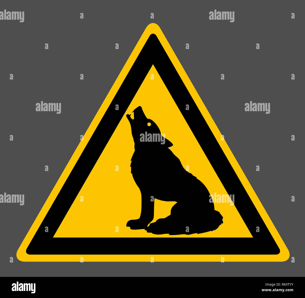 Wolf warning hi-res stock photography and images - Alamy