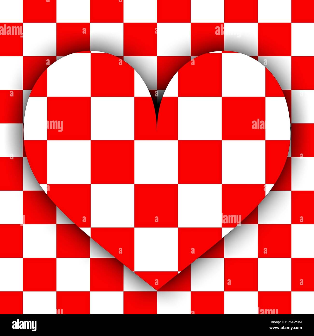 Red white check checkerboard checker board pattern hi-res stock ...