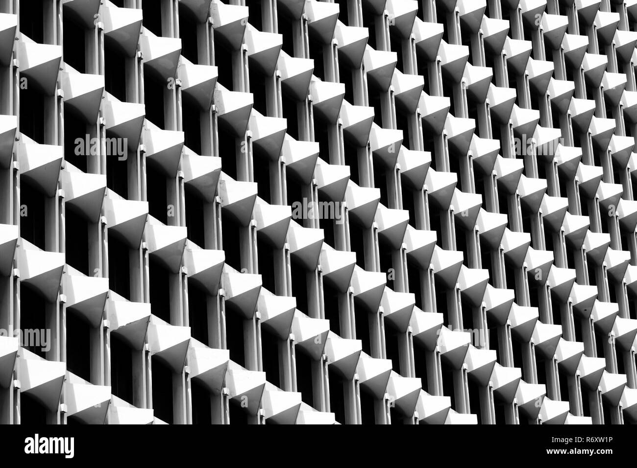 Triangle pattern of Architecture geometric. Details of Cement building ...
