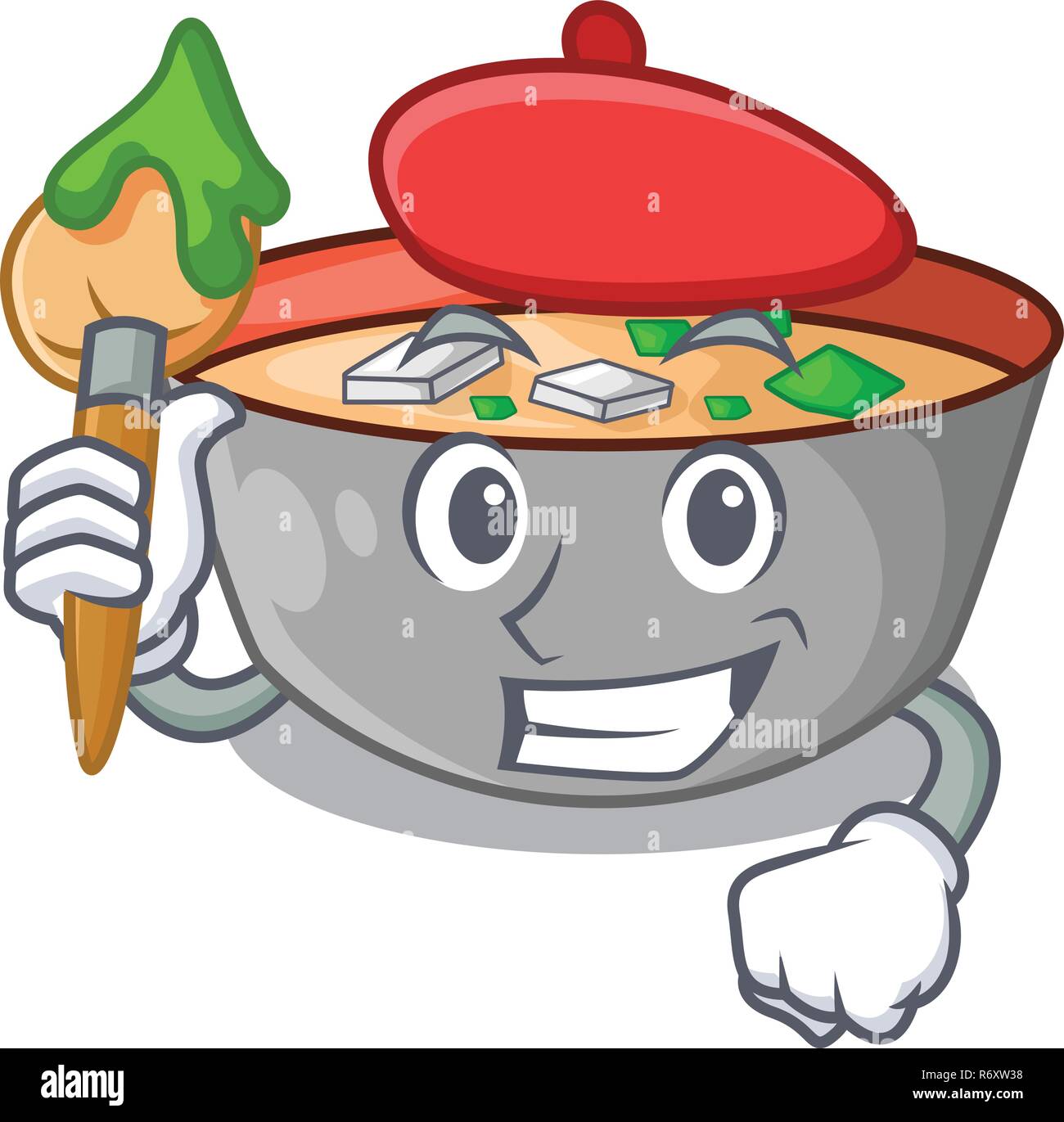 Tofu soup japanese cuisine Stock Vector Images - Alamy