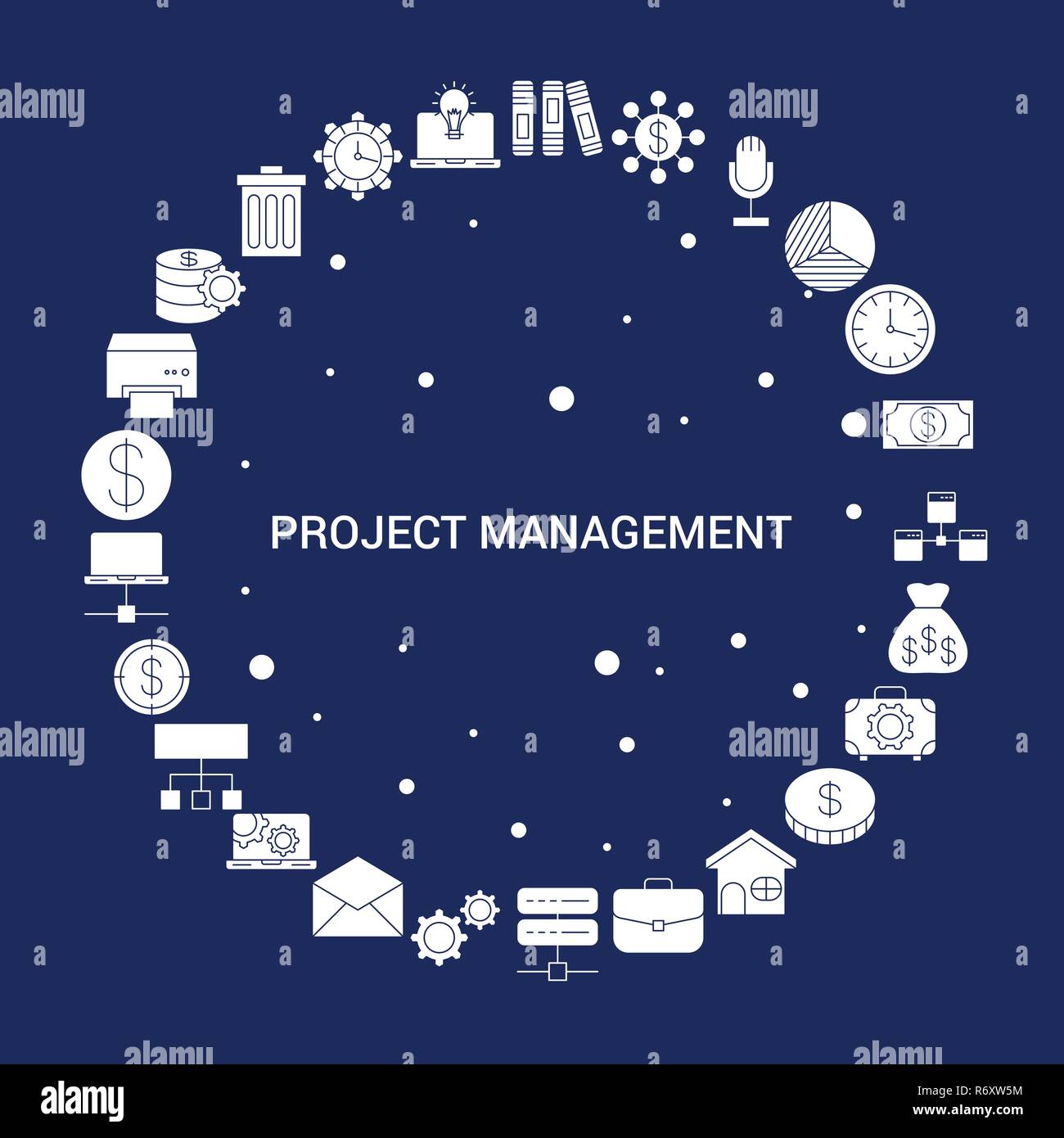 Dollar resource management icon hi-res stock photography and images - Alamy