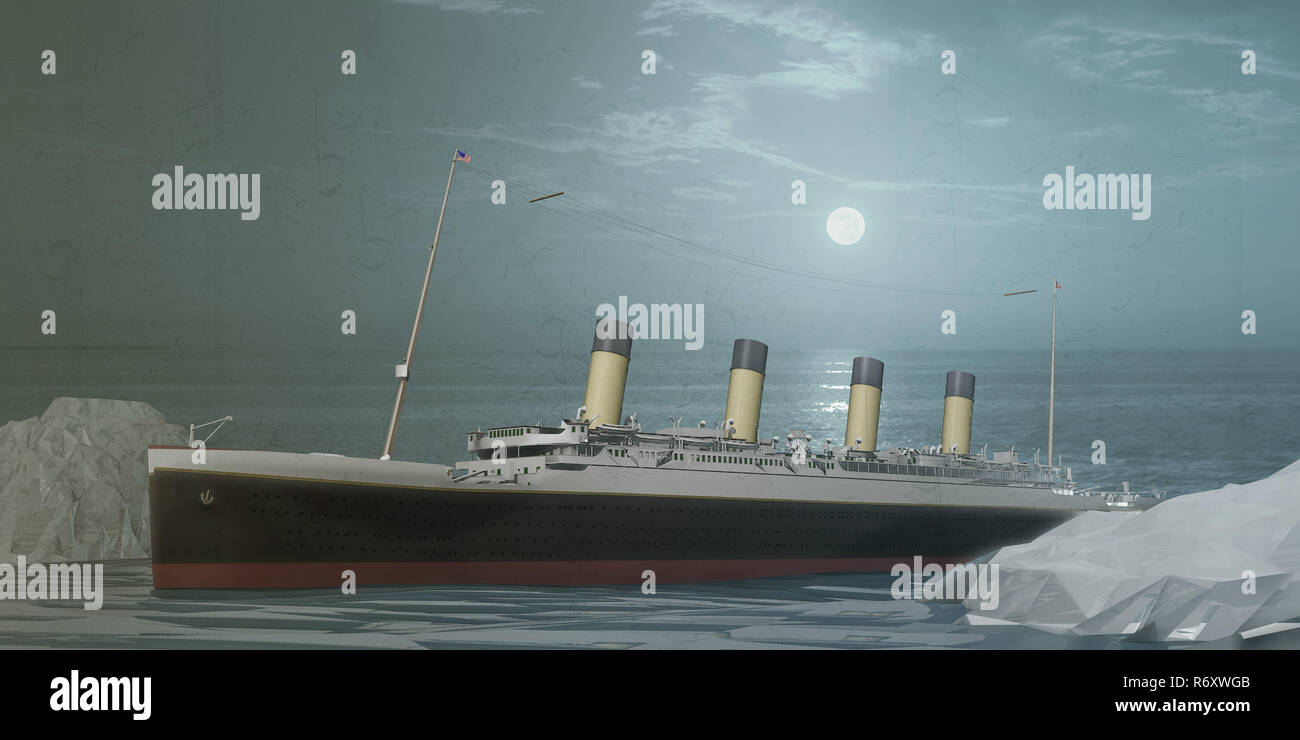 old ocean liner Stock Photo - Alamy