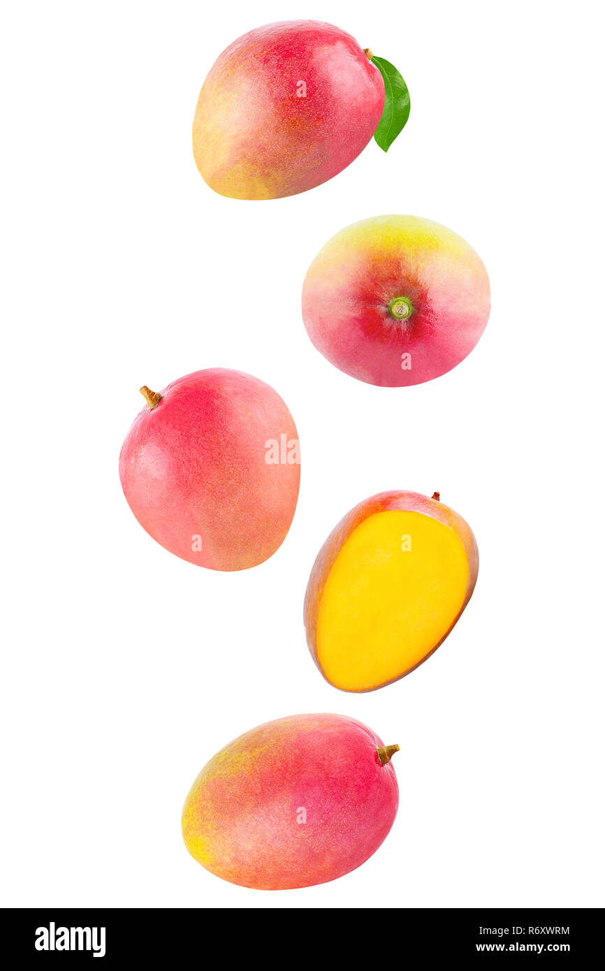 whole mango isolated on white Stock Photo - Alamy