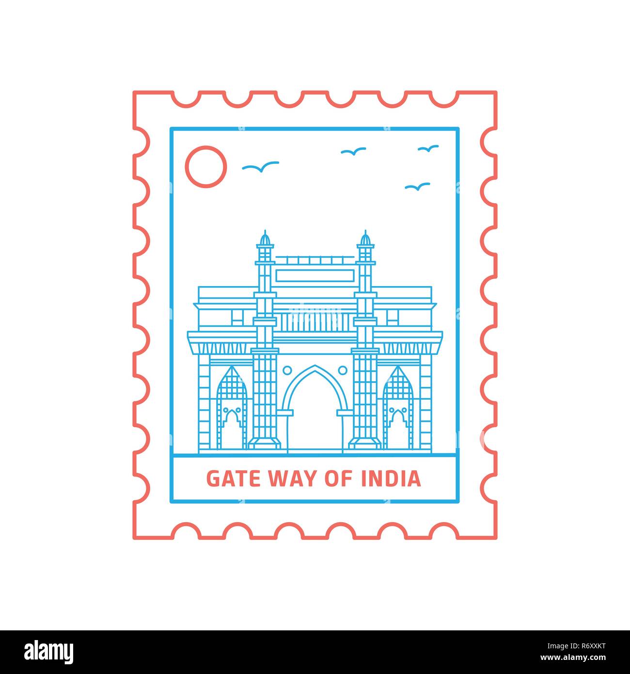 Postage stamps india Stock Vector Images - Alamy