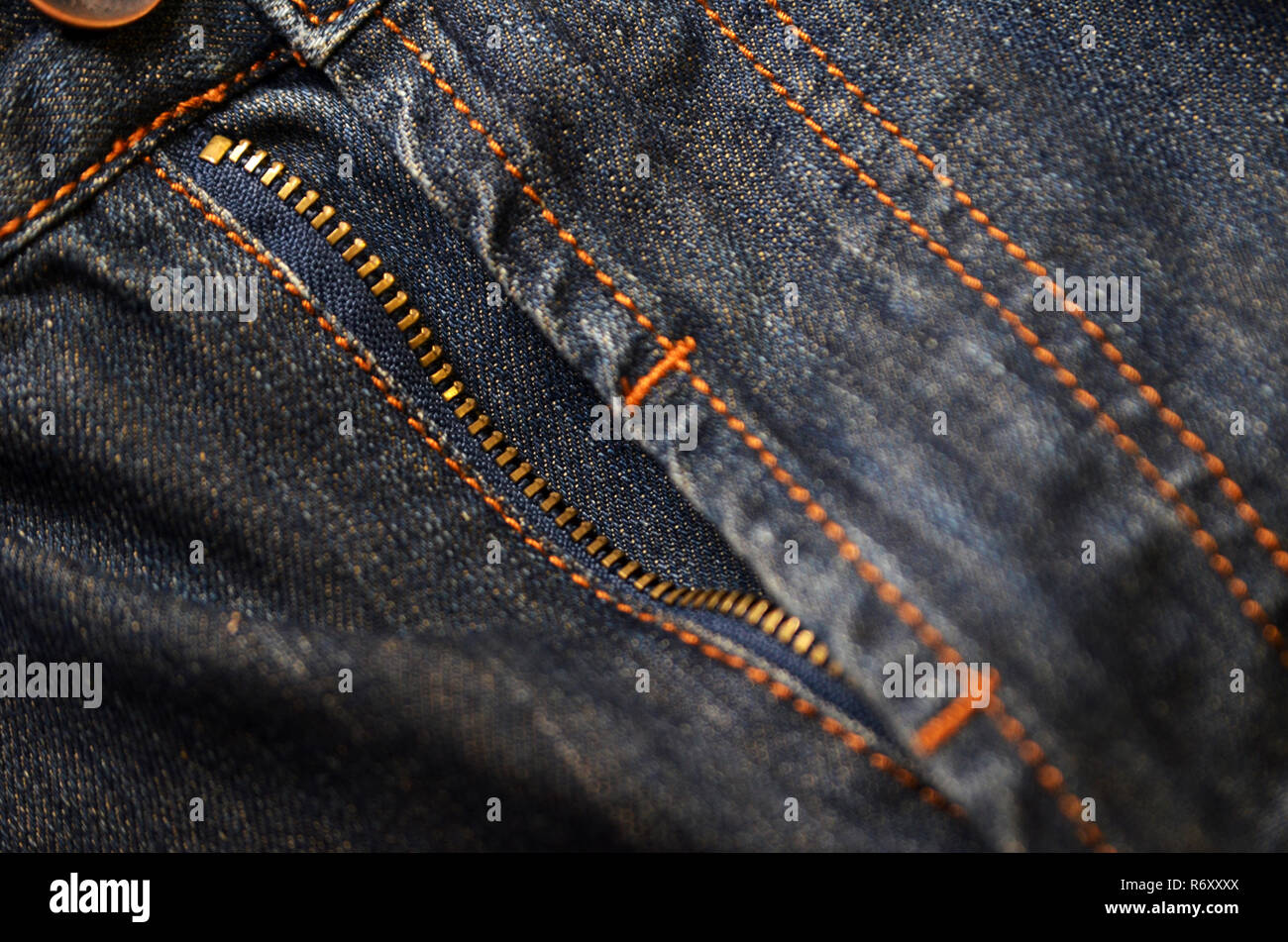 Denim jeans background with zipper Stock Photo - Alamy