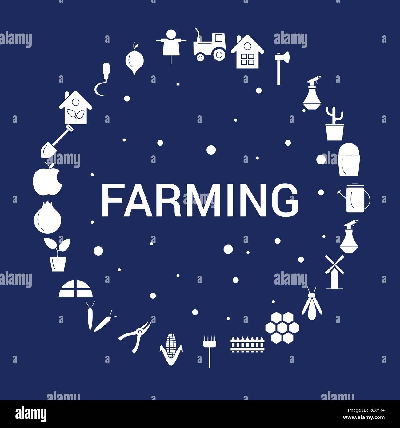 Creative Farming icon Background Stock Vector Image & Art - Alamy