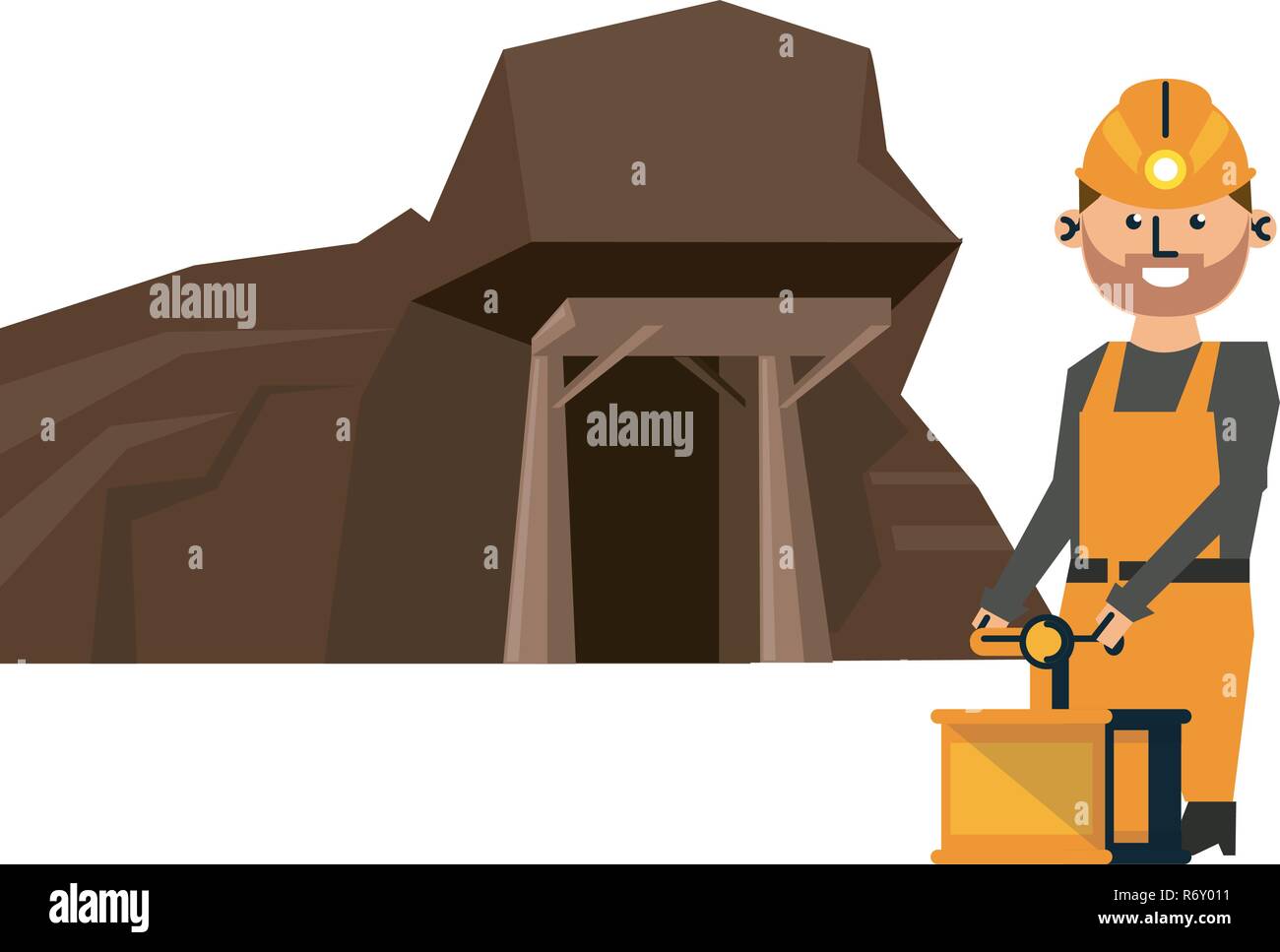 Cave engineering Stock Vector Images - Alamy