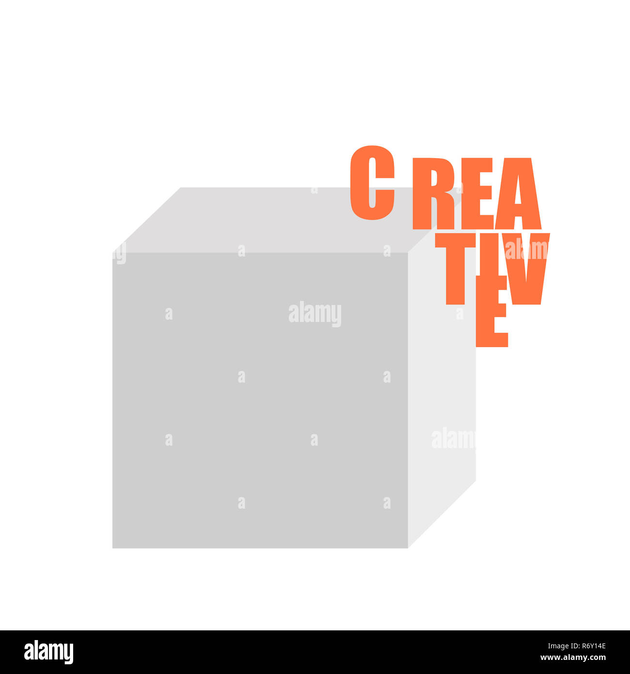 Creative Block Illustration Stock Photo - Alamy