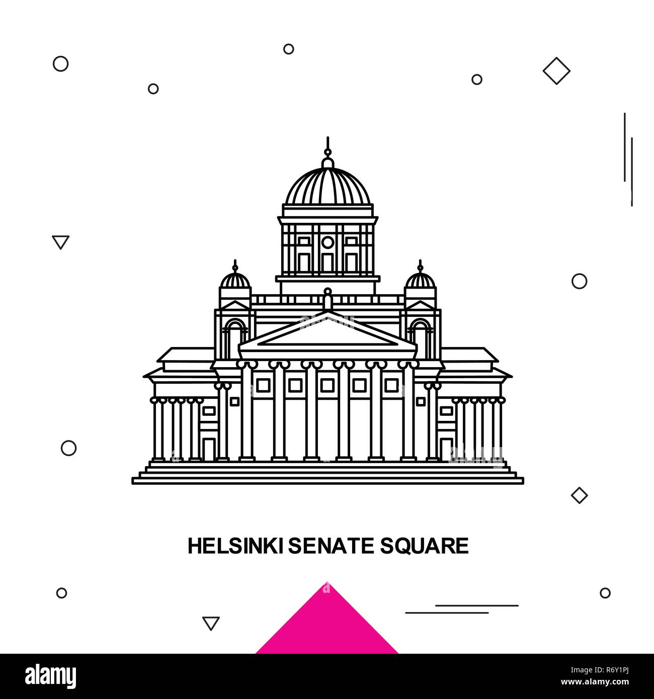 Helsinki monument Stock Vector Images - Alamy