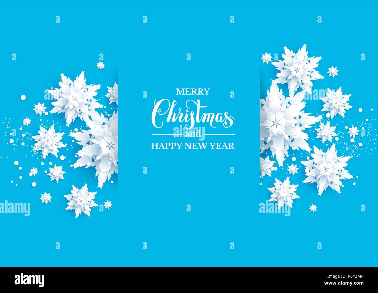 Realistic shine Banner with place for text template. Paper cut ...