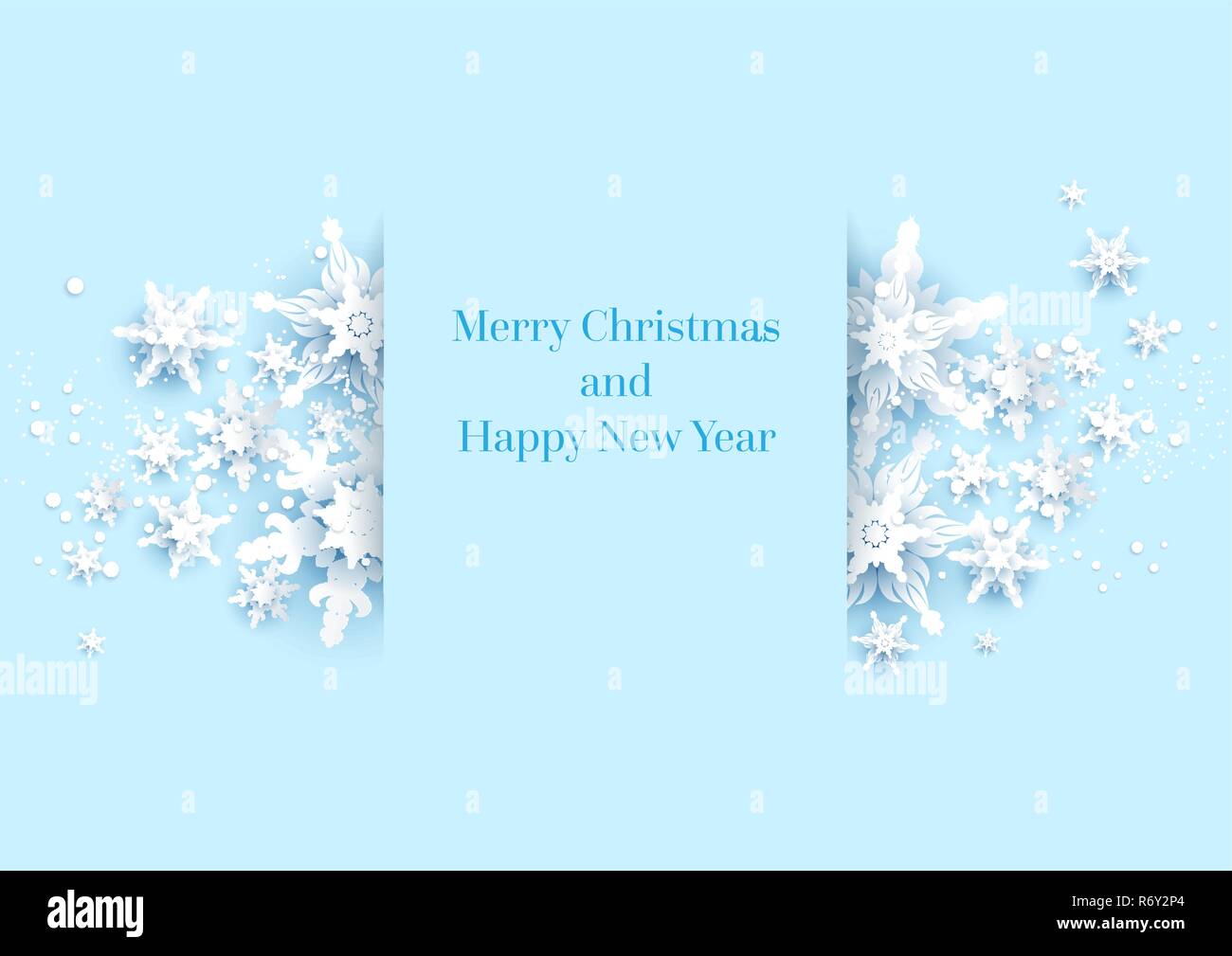 Realistic shine Banner with place for text template. Paper cut ...