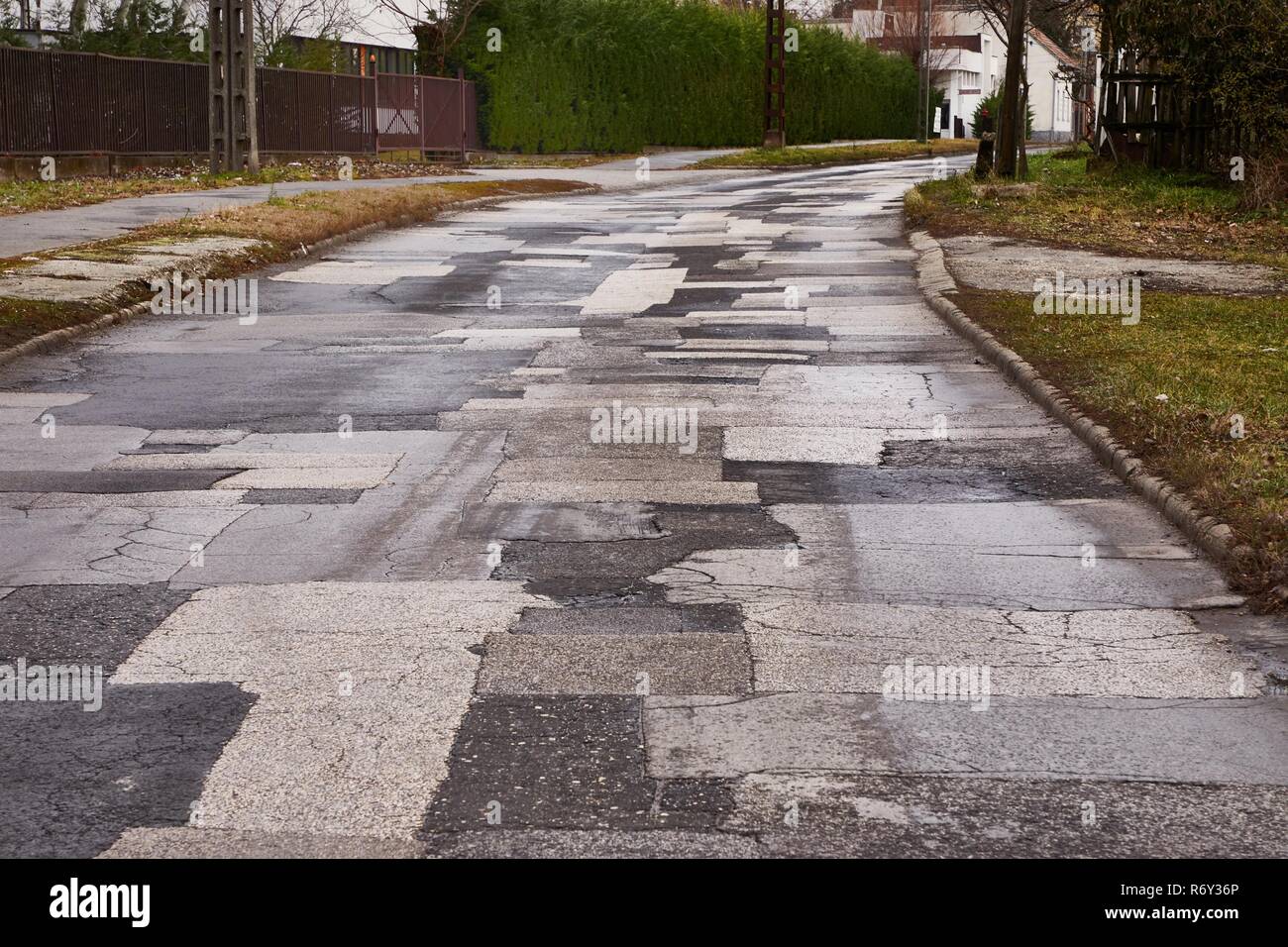 Patchwork road maintenance hi-res stock photography and images - Alamy