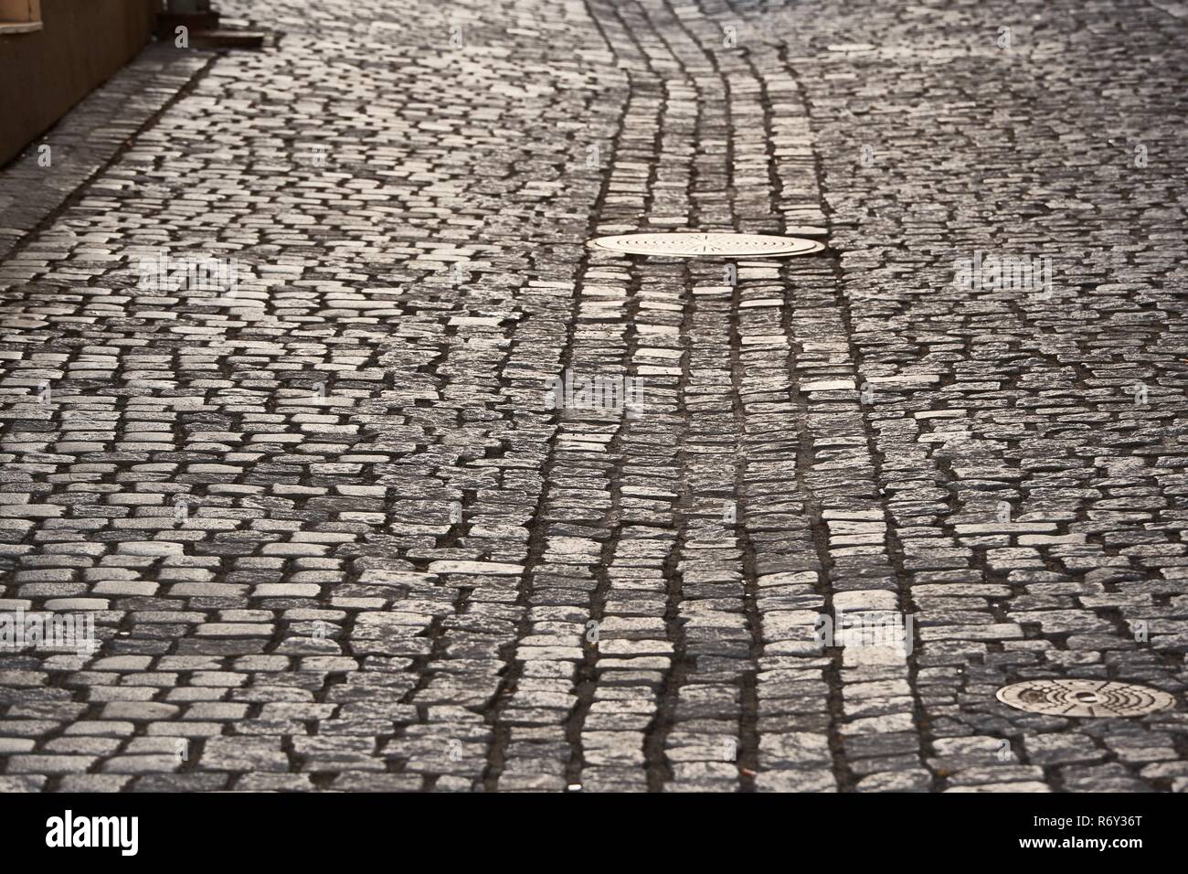 Stone Pavement Pattern Stock Photo - Alamy
